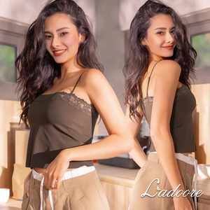 小可愛 Ladoore 甜辣教主 百搭BRA TOP （咖）-L'adoore 蕾朵兒內衣 - 網路人氣內衣品牌